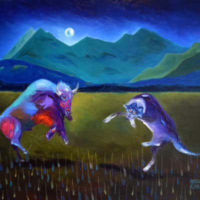 Tatanka-The Spirit of the land - Arturo García Fine Art