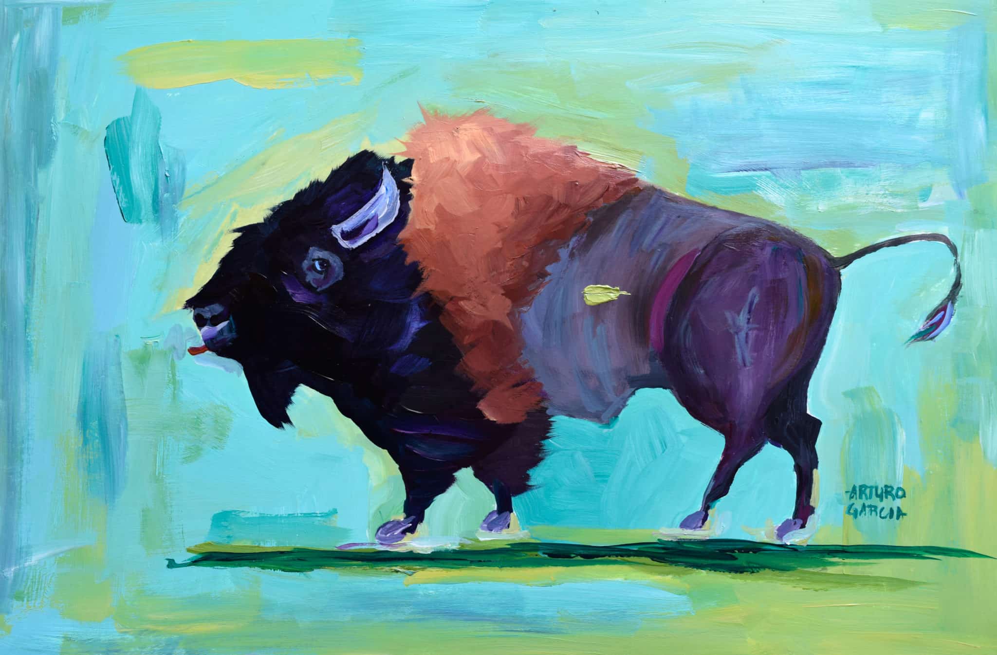 Green Buff 200 - Arturo García Fine Art